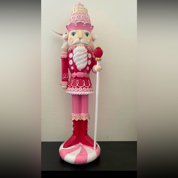 peppermint square | Holiday | Pink Christmas Pastel Nutcracker | Poshmark